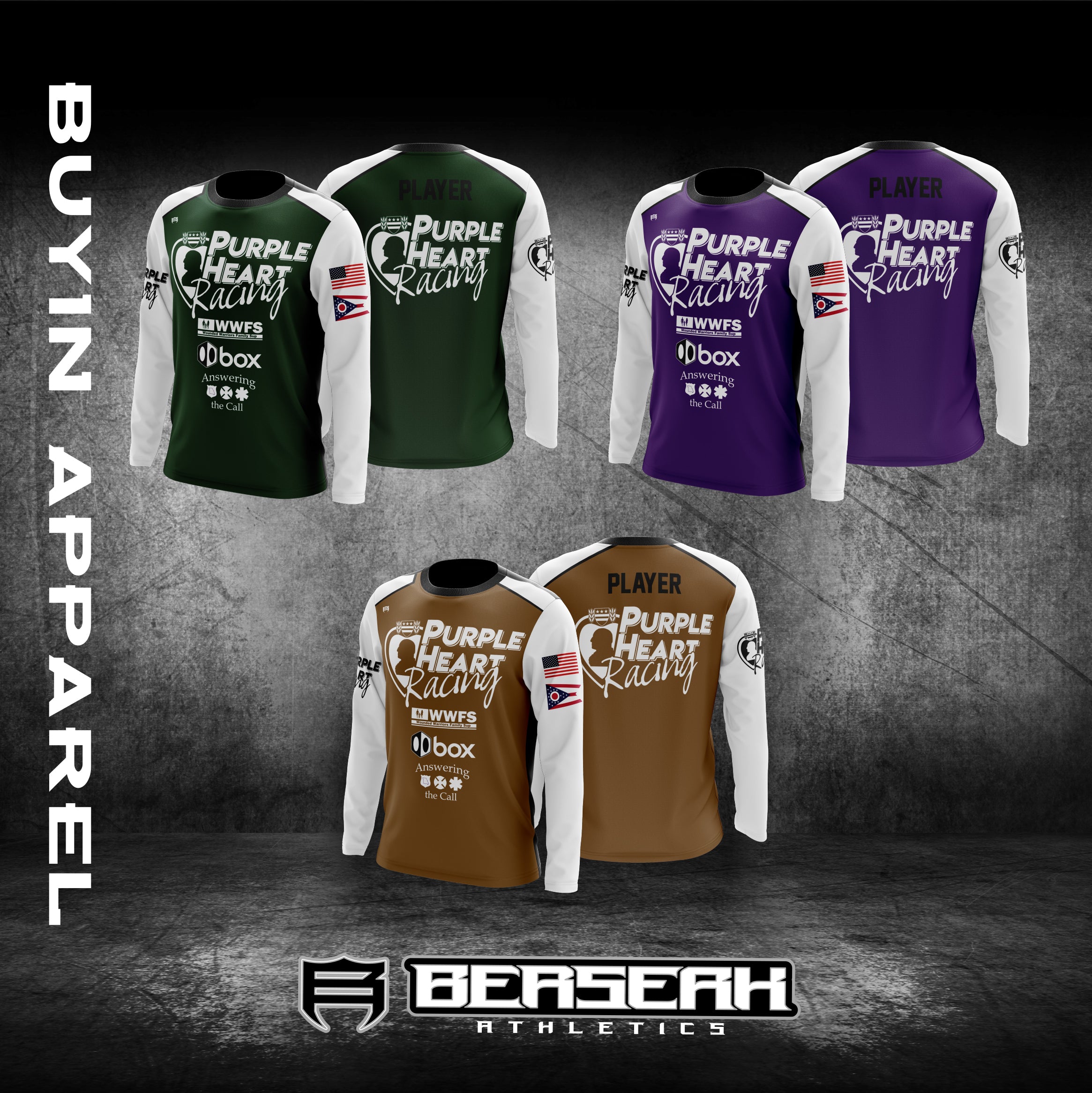 Purple Heart Racing New Design – Berserk Athletics