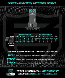 Wrestling Size Charts – Berserk Athletics